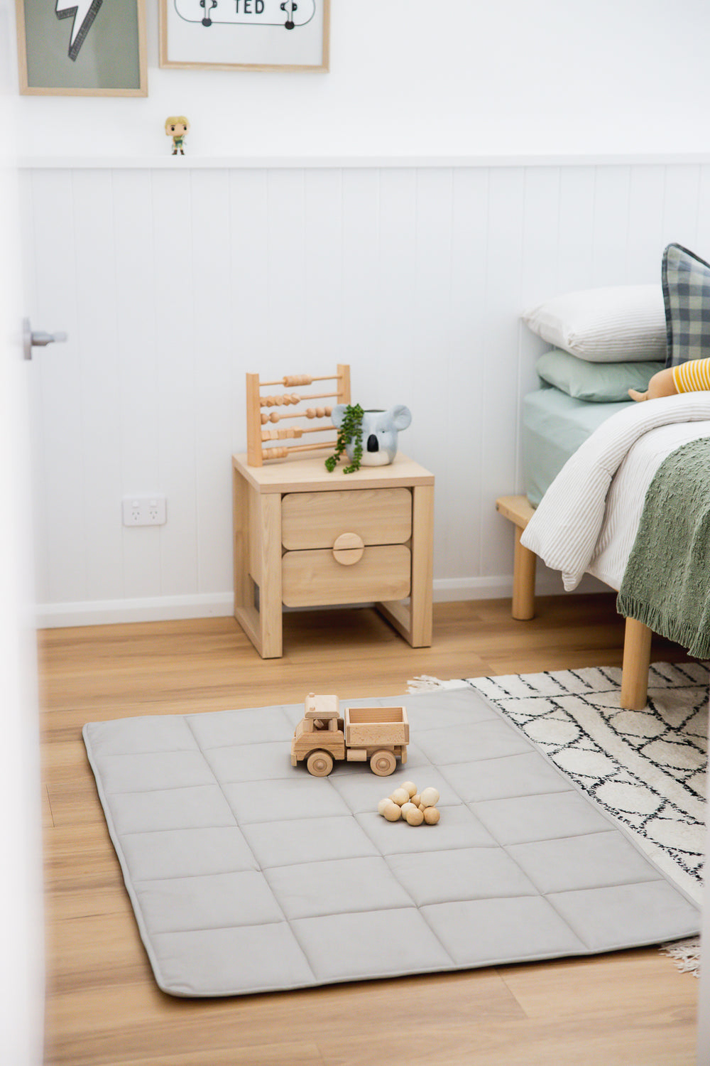 Quilted Play Mat - Cloud